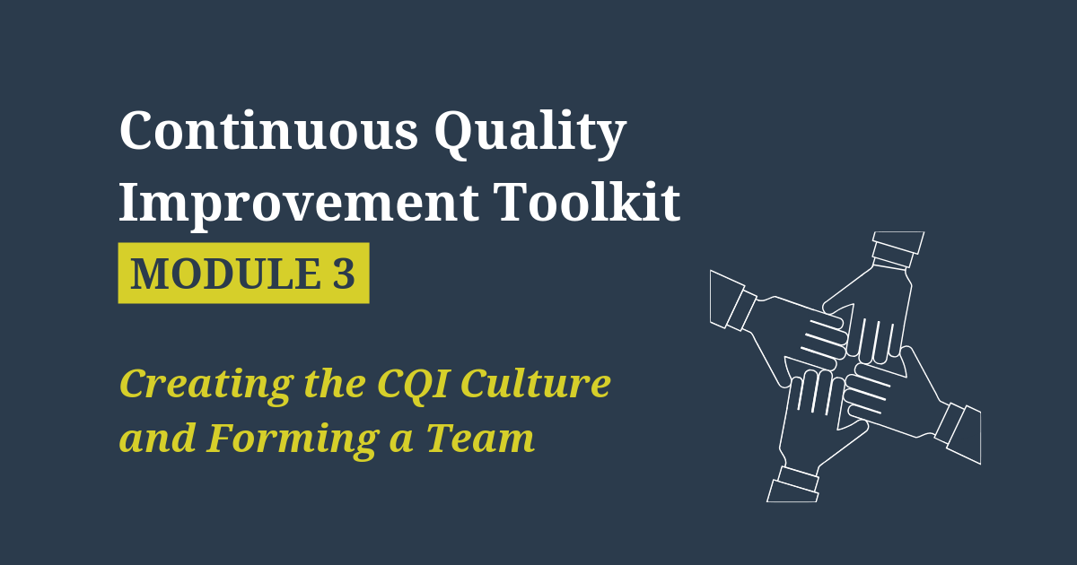 Continuous Quality Improvement Toolkit: A Resource for Maternal, Infant ...