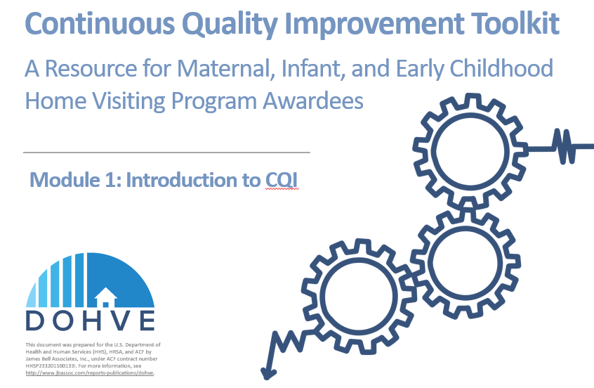 Continuous Quality Improvement Toolkit: A Resource for Maternal, Infant ... Continuous Quality Improvement Toolkit: A Resource for Maternal, Infant ...